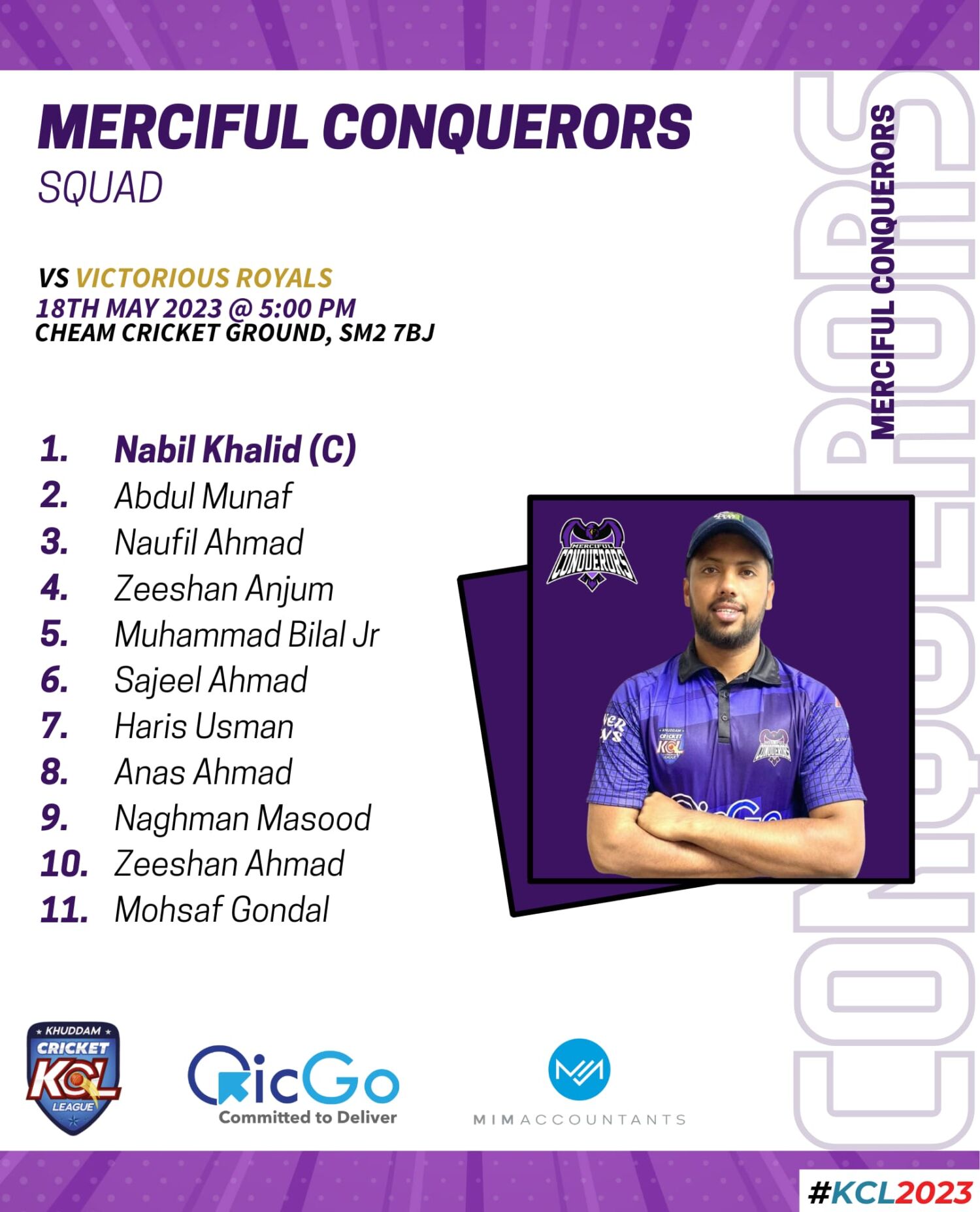 KCL South Match 4 - MKA UK