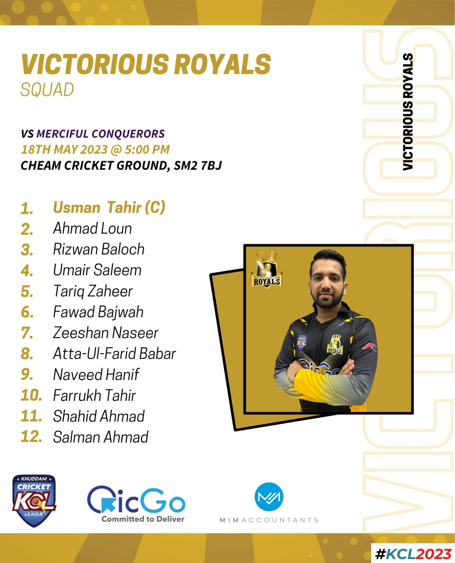 KCL South Match 4 - MKA UK