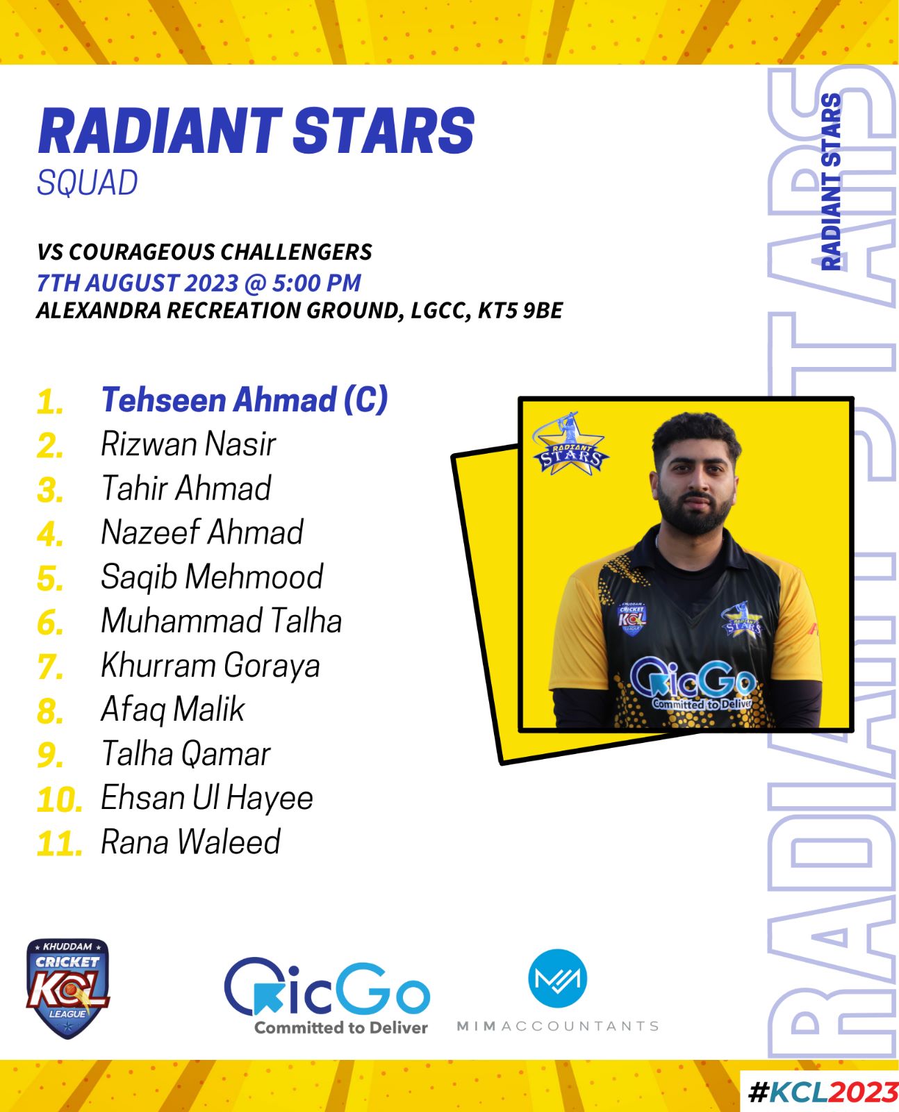 KCL South Match 20 - MKA UK