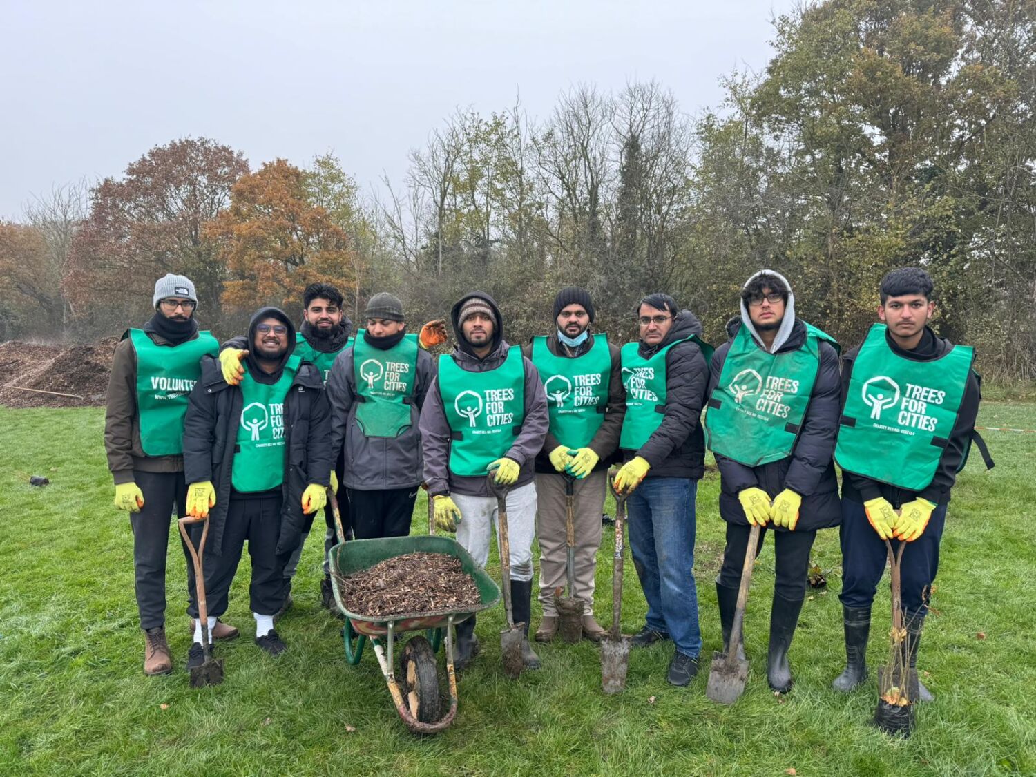 Southall Mass Tree Planting Session - MKA UK