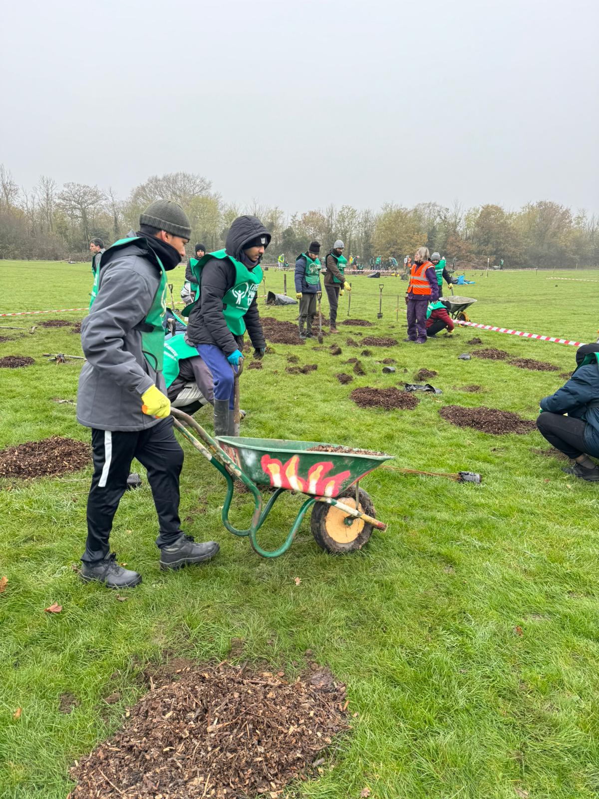 Southall Mass Tree Planting Session - MKA UK
