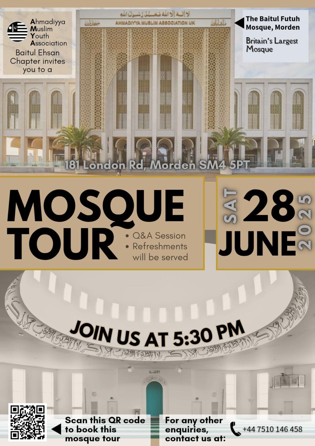 Baitul Ehsan Region - Mosque Tour - MKA UK