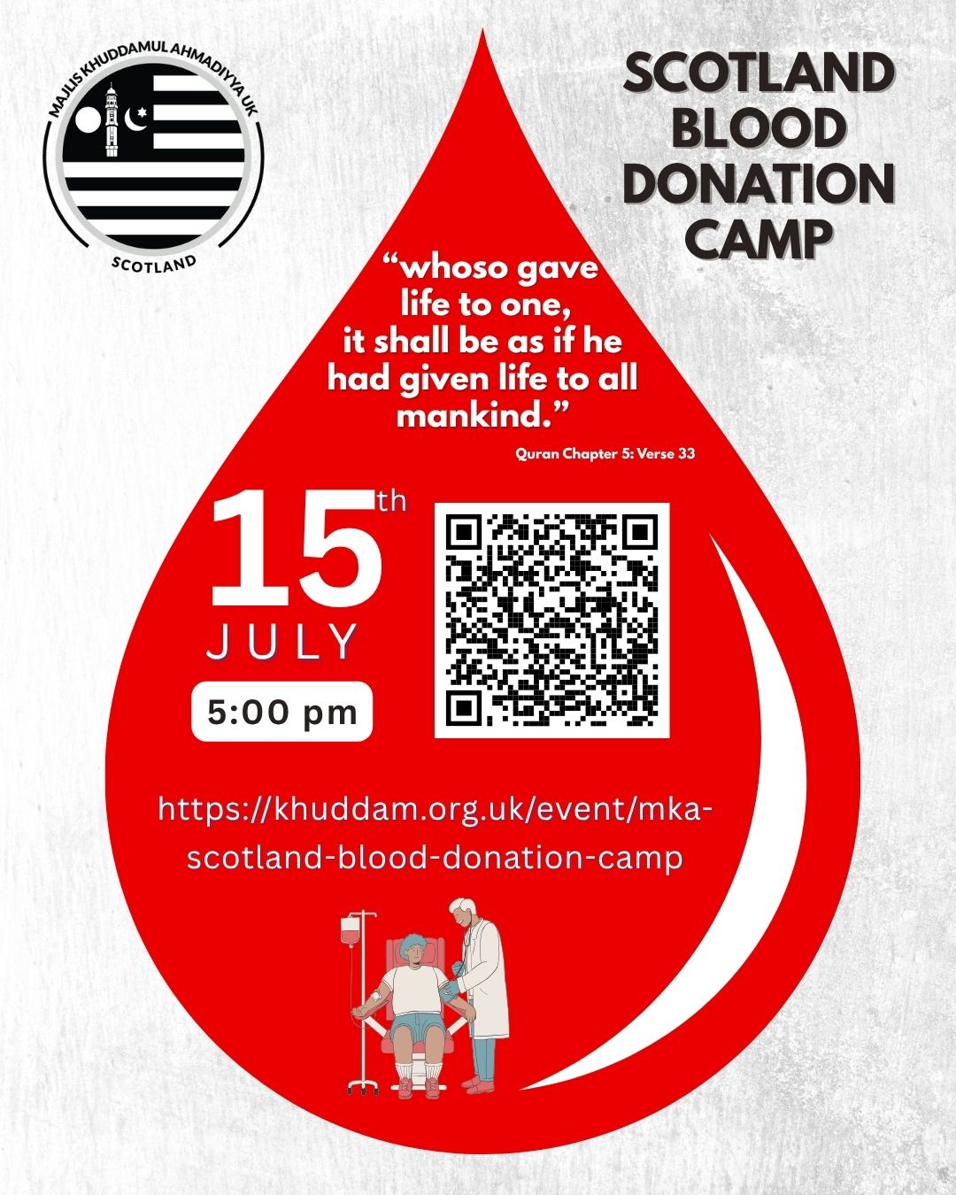 MKA Scotland Blood Donation Camp - MKA UK